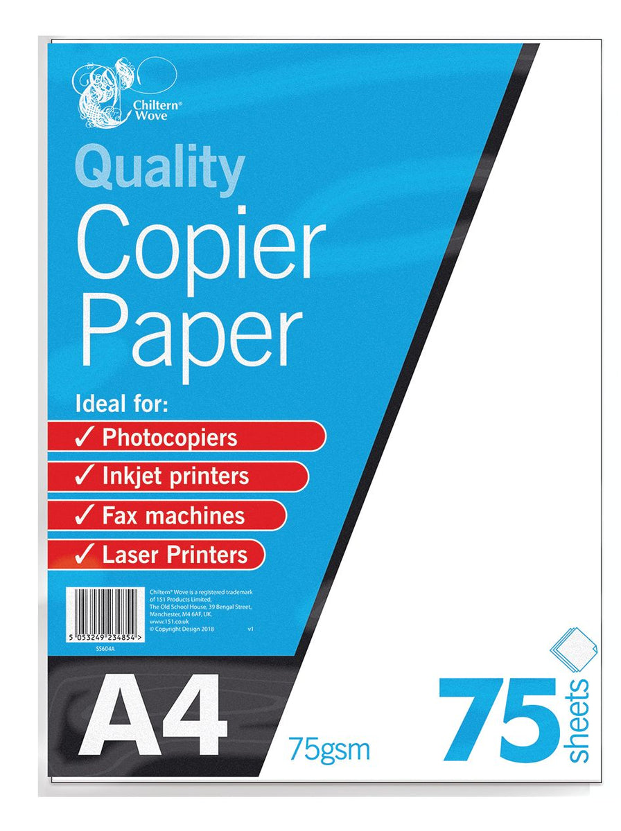 A4 Copier Paper (Pack of 75 sheets) – Suki's Cash & Carry