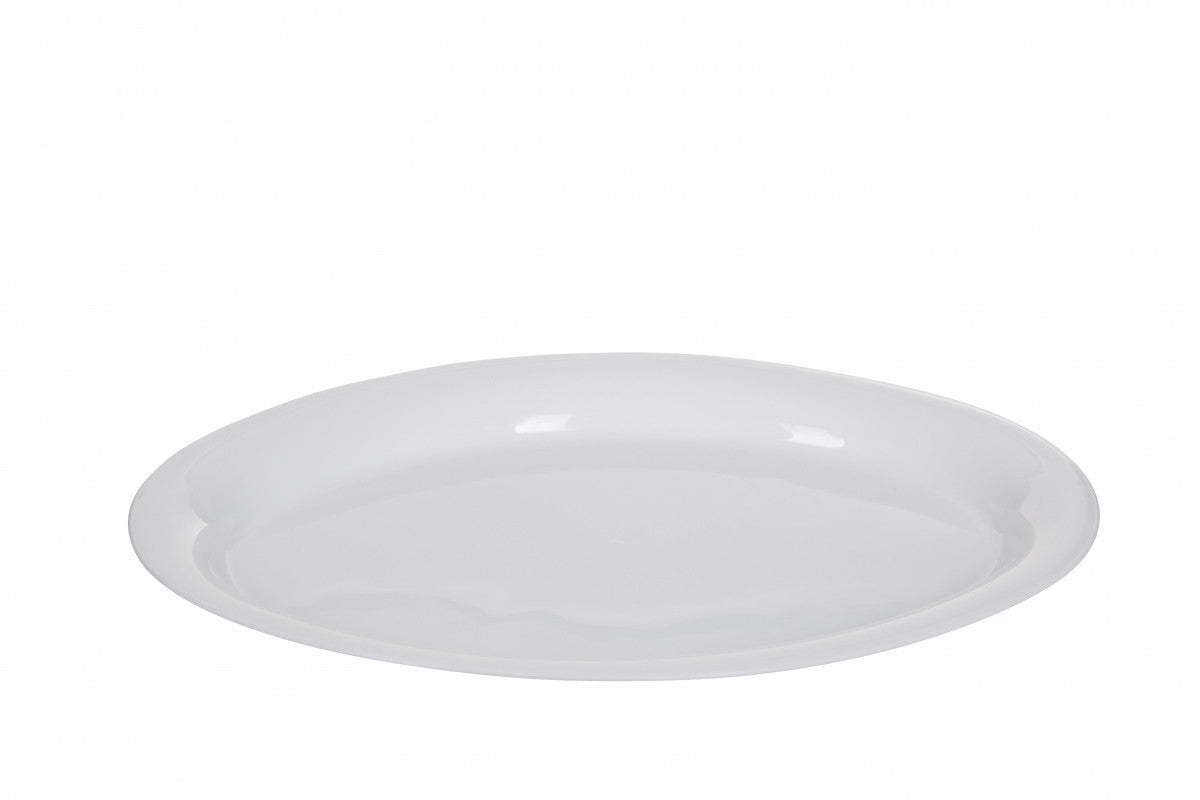42cm White Oval Platter | Buy Plastic Platters Online UK – Suki's Cash ...
