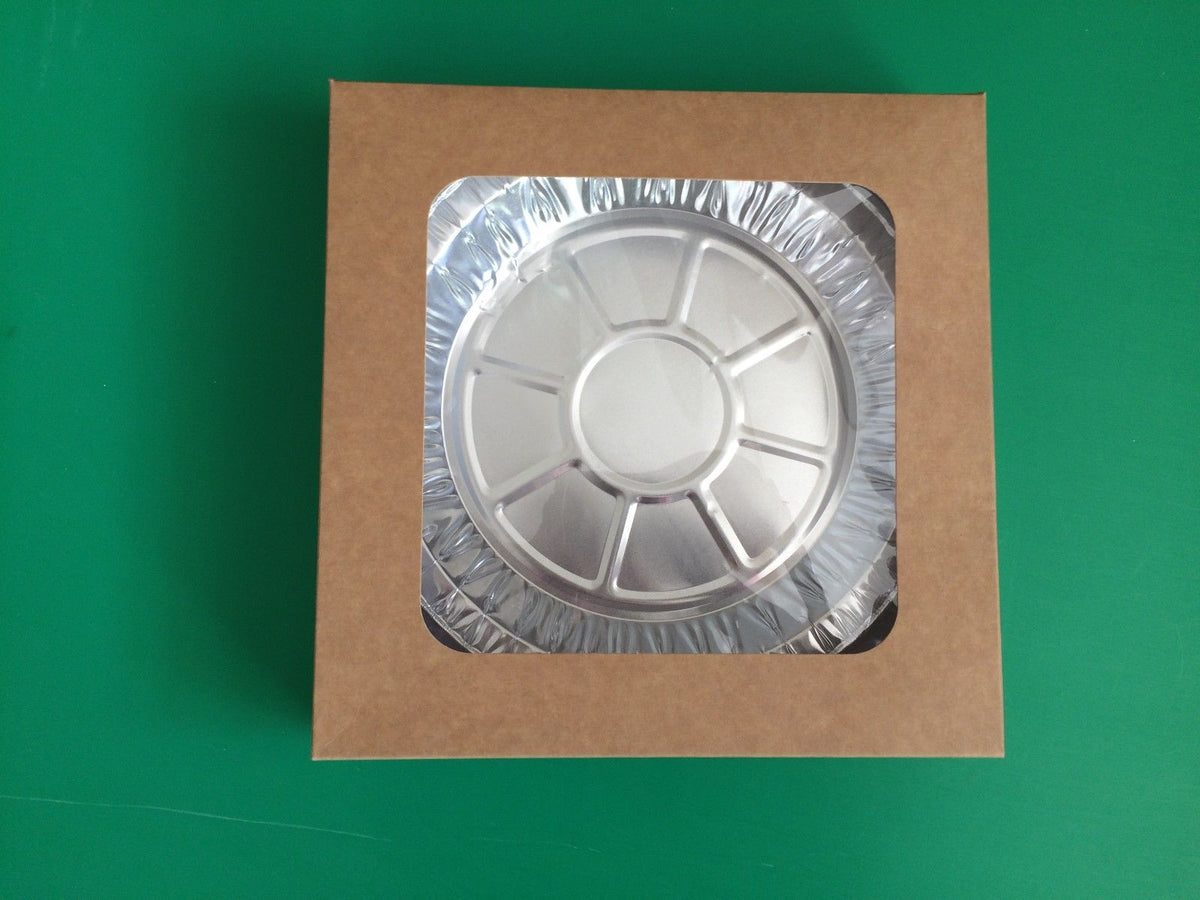 Buy Square Brown Kraft Window Box 8" x 8" x 1.5" Tray Bake Box – Suki's ...